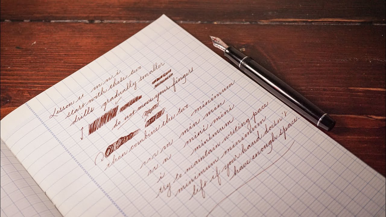 How to write “minimum” - YouTube