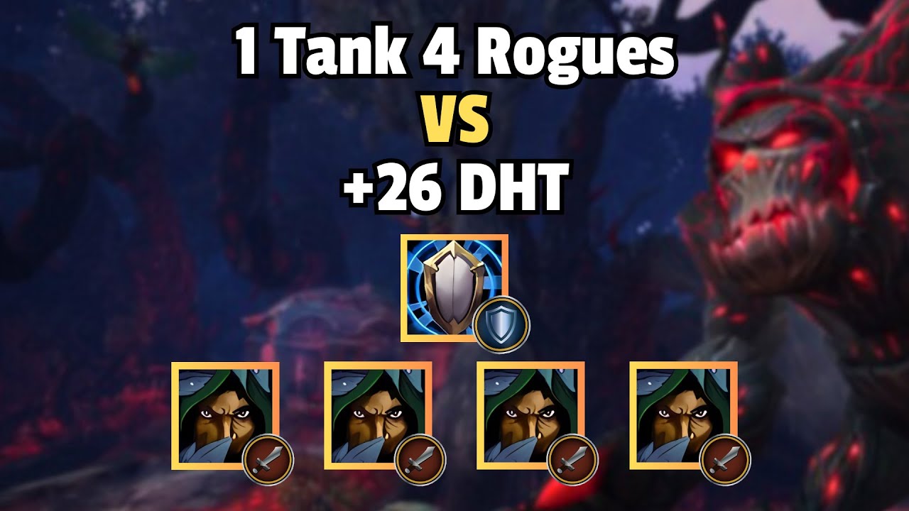 1 Tank 4 Rogues VS +26 Darkheart Thicket - Zmok Protection Paladin PoV ...
