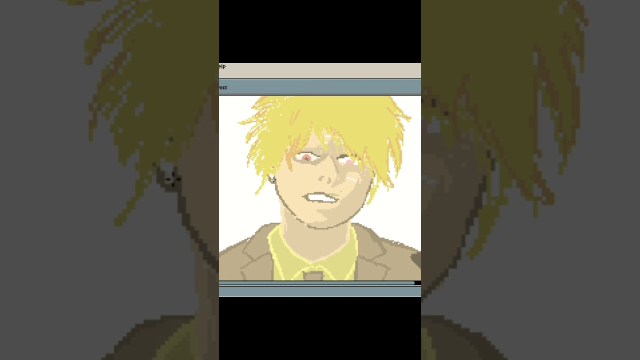 Denji Pixel Art #shorts #chainsawman - YouTube