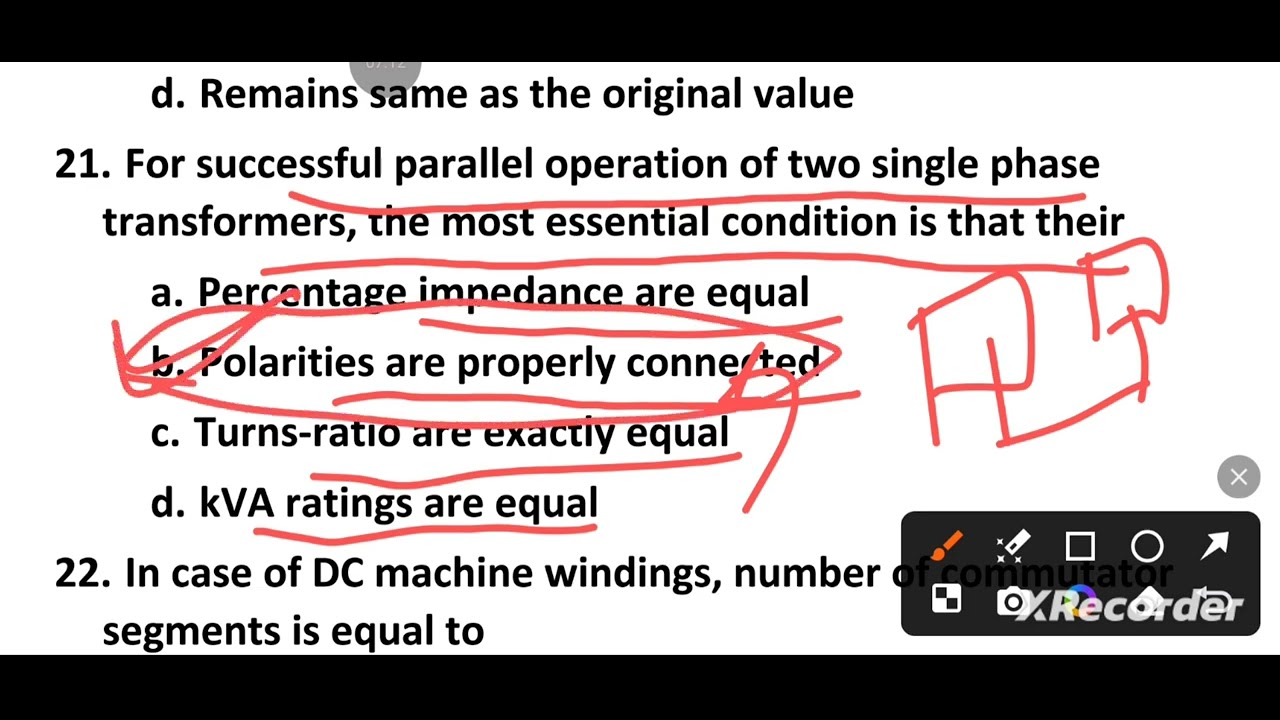 Basic Electrical electric Electronic MCQ questions with answers Railway ...