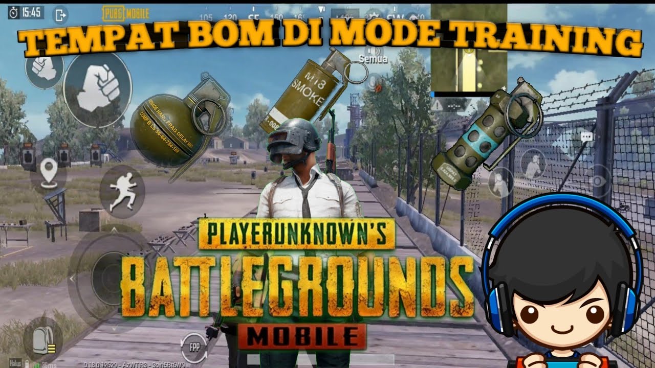 Tempat Bom Di Mode Training PUBG MOBLIE - INDONESIA - YouTube