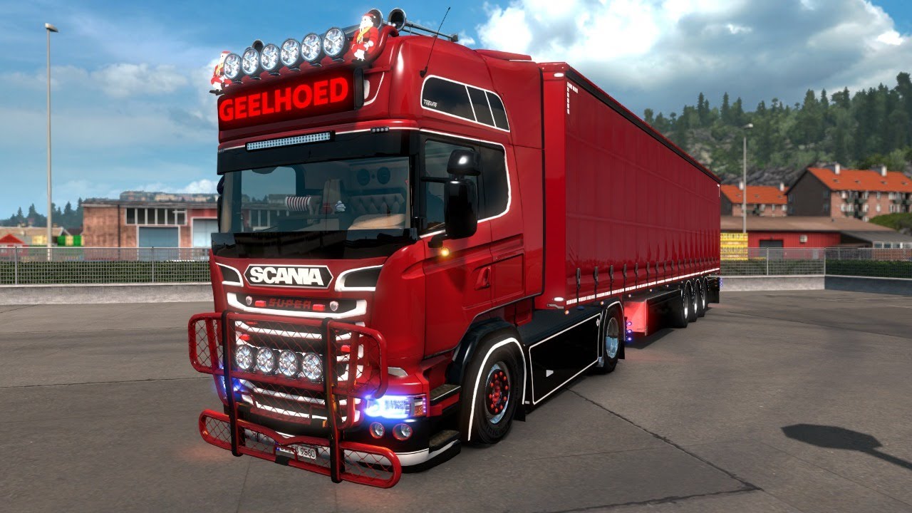 Scania R Geelhoed Transport Euro Truck Simulator 2 PROMODS 2.45 Live ...