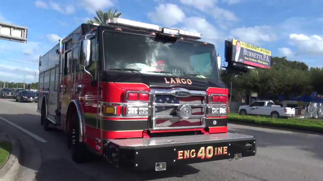 Engine 40 Largo Fire Rescue - YouTube