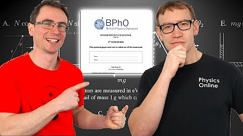 Senior Physics Challenge British Physics Olympiad - YouTube