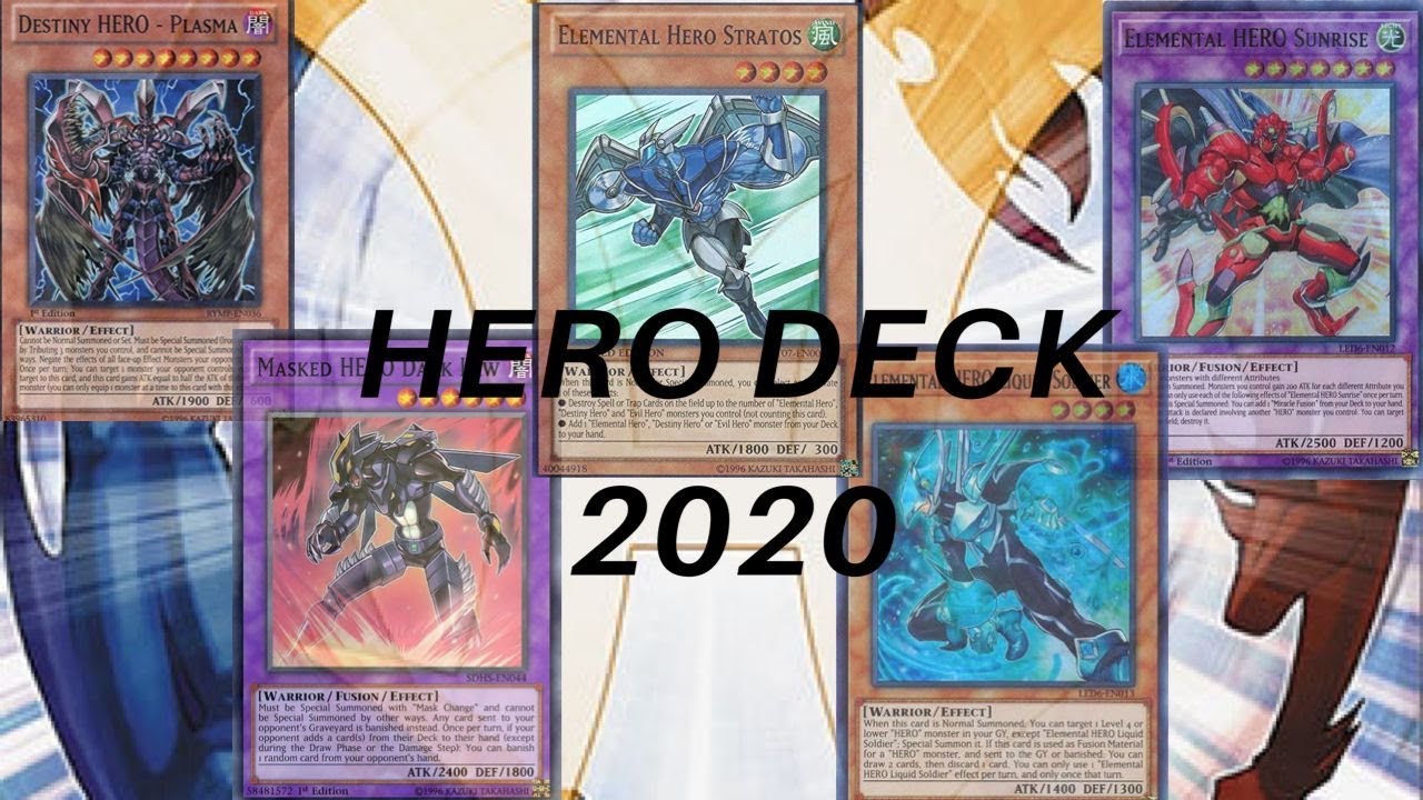 Yu-Gi-Oh! Hero Deck Profile 2020 - YouTube