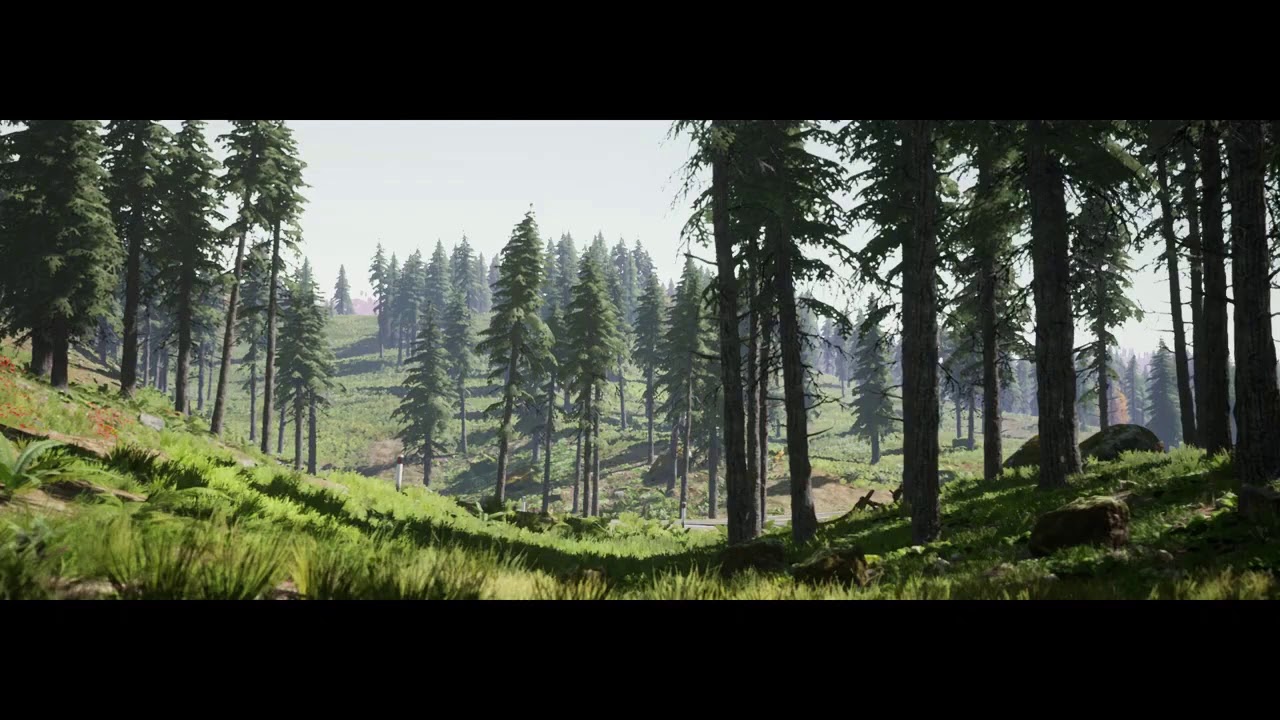 3d environment rendering - YouTube
