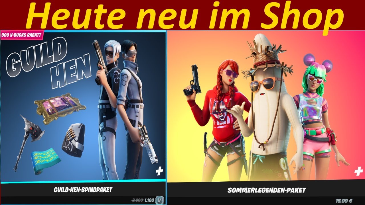 Neu Heute Im Fortnite Item Shop Guild Hen Spindpaket Sommerlegenden