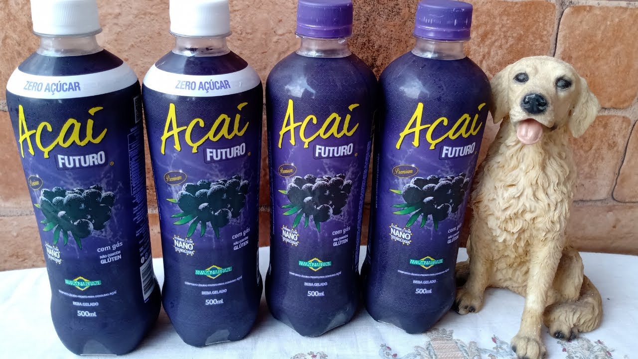 AÇAÍ FUTURO,COM GÁS,SABOR AÇAÍ - YouTube