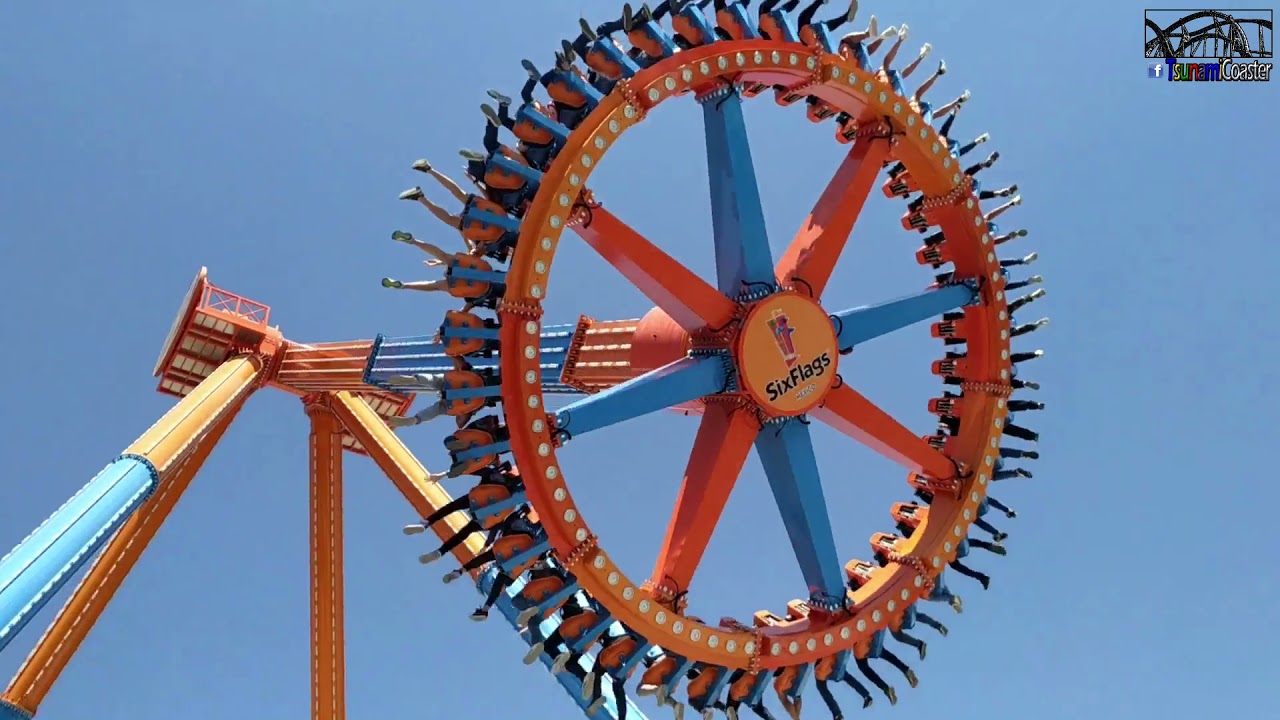 CraZanity @ Six Flags México, CDMX - Zamperla Giga Discovery - YouTube
