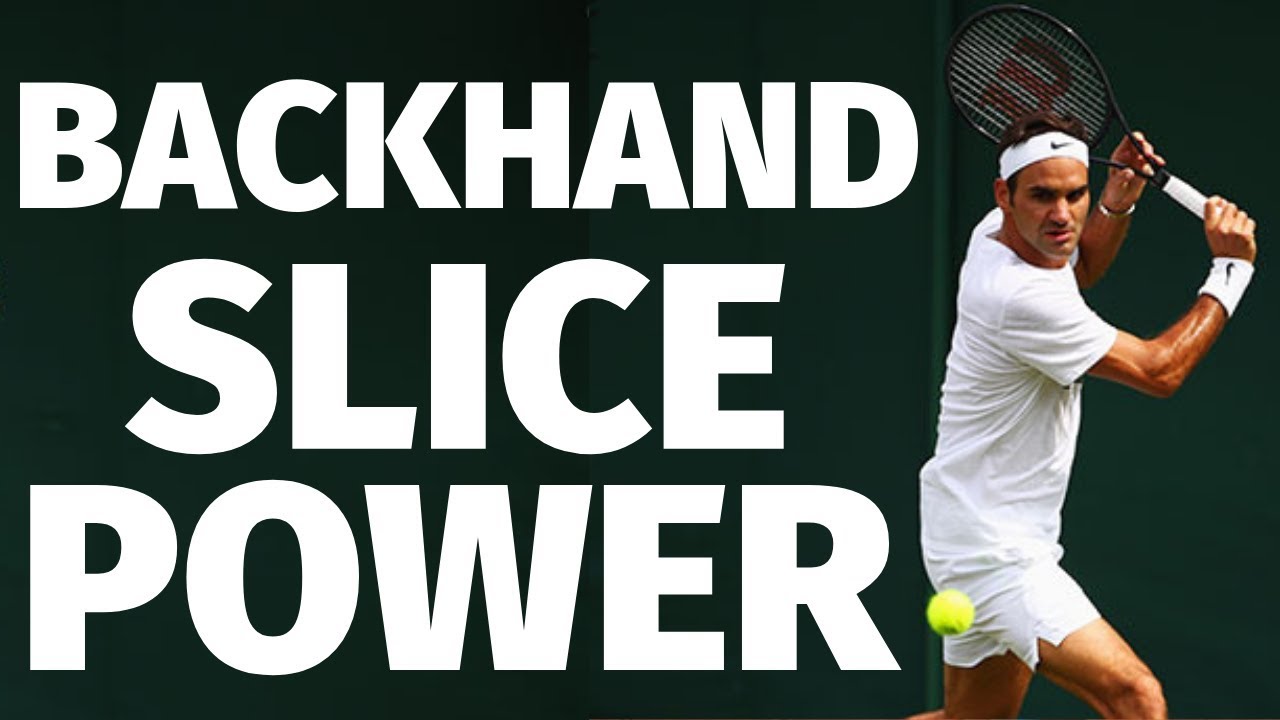 Tennis Backhand Slice - How To Get More Power - YouTube