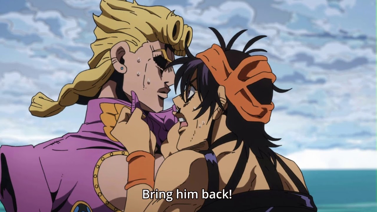 Abbacchio's death aftermath, Narancia's breakdown - Golden Wind - YouTube