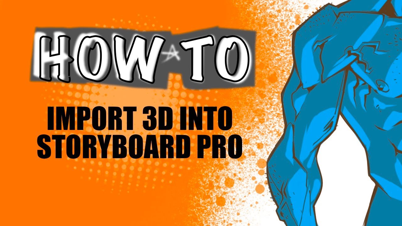 How To Import 3D into Storyboard Pro from Blender - YouTube