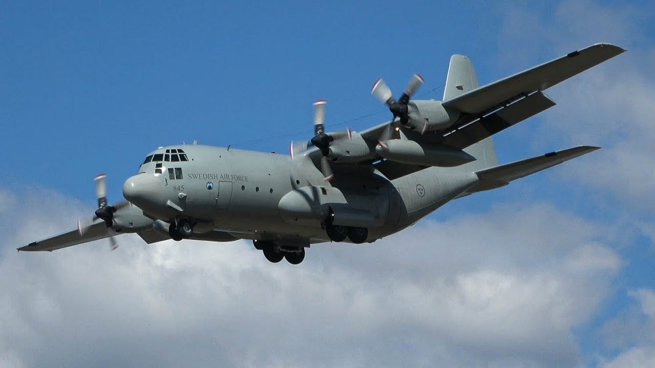 Swedish Air Force Lockheed Tp84 Hercules 84005 at Tampere-Pirkkala ...