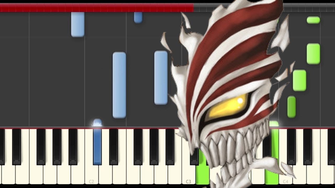 Bleach Soundscape to Ardor Piano Cover Midi tutorial Sheet Sad Piano ...