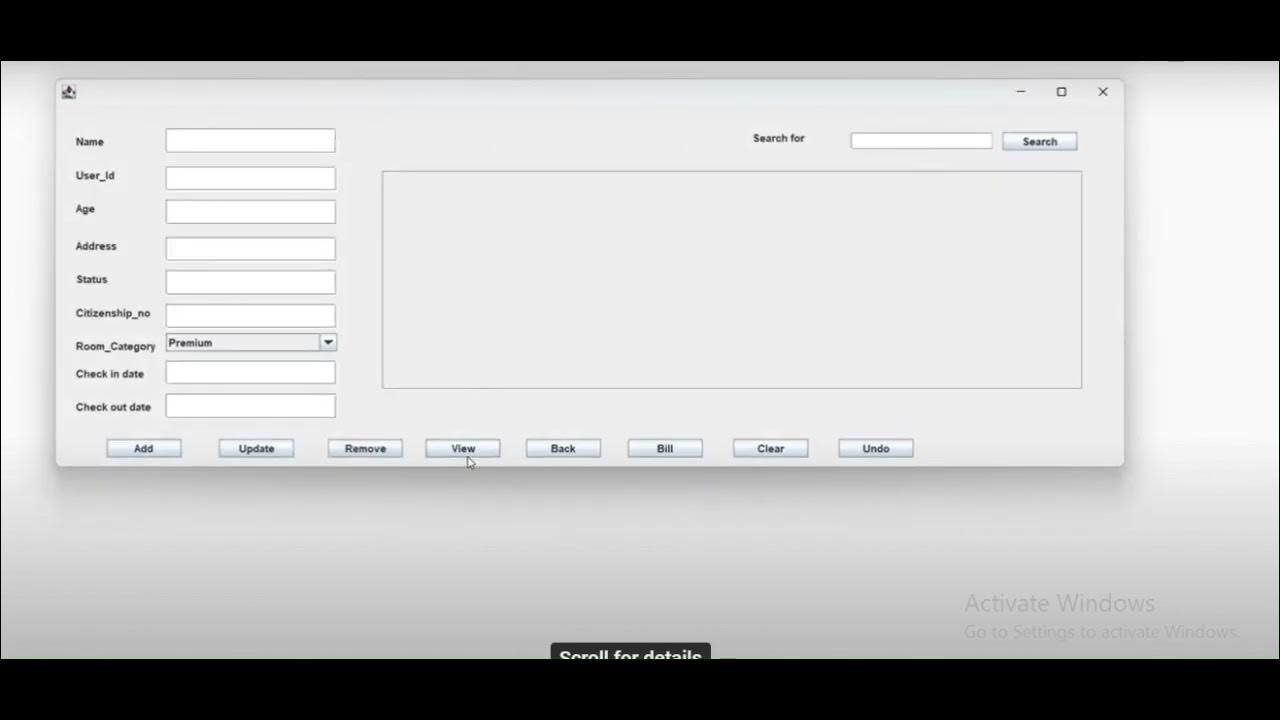 Hotel Management Java project ||NEC ||Java - YouTube