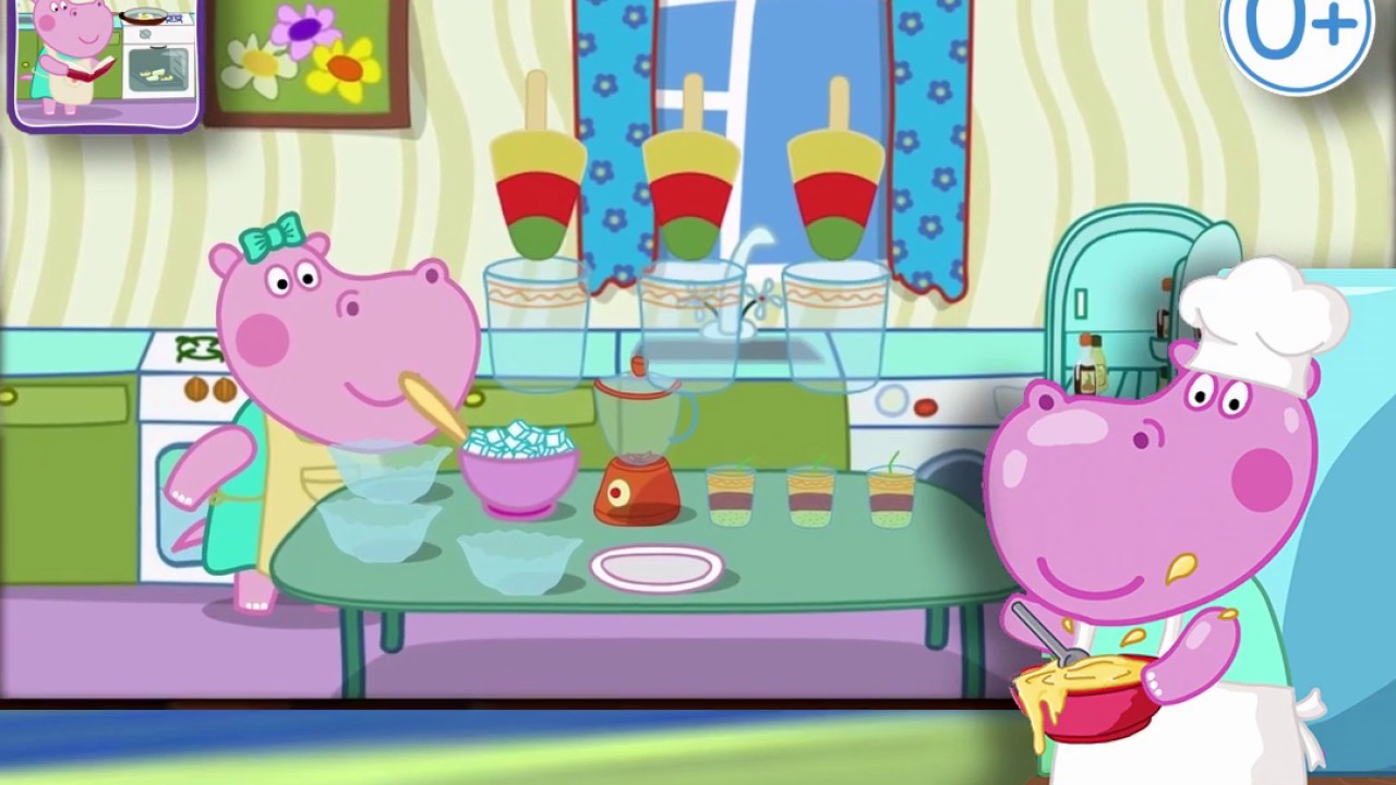 Hippo 🌼Cooking School 🌼 Games for Girls 🌼 Teaser-4 3х2 30 0+ - YouTube