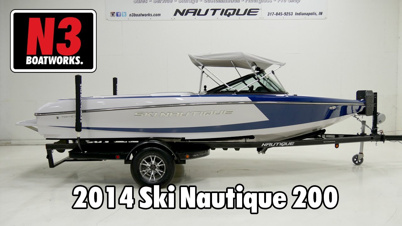 2014 Nautique 200 - Admiral Blue - Walk Through || N3 Boatworks - YouTube