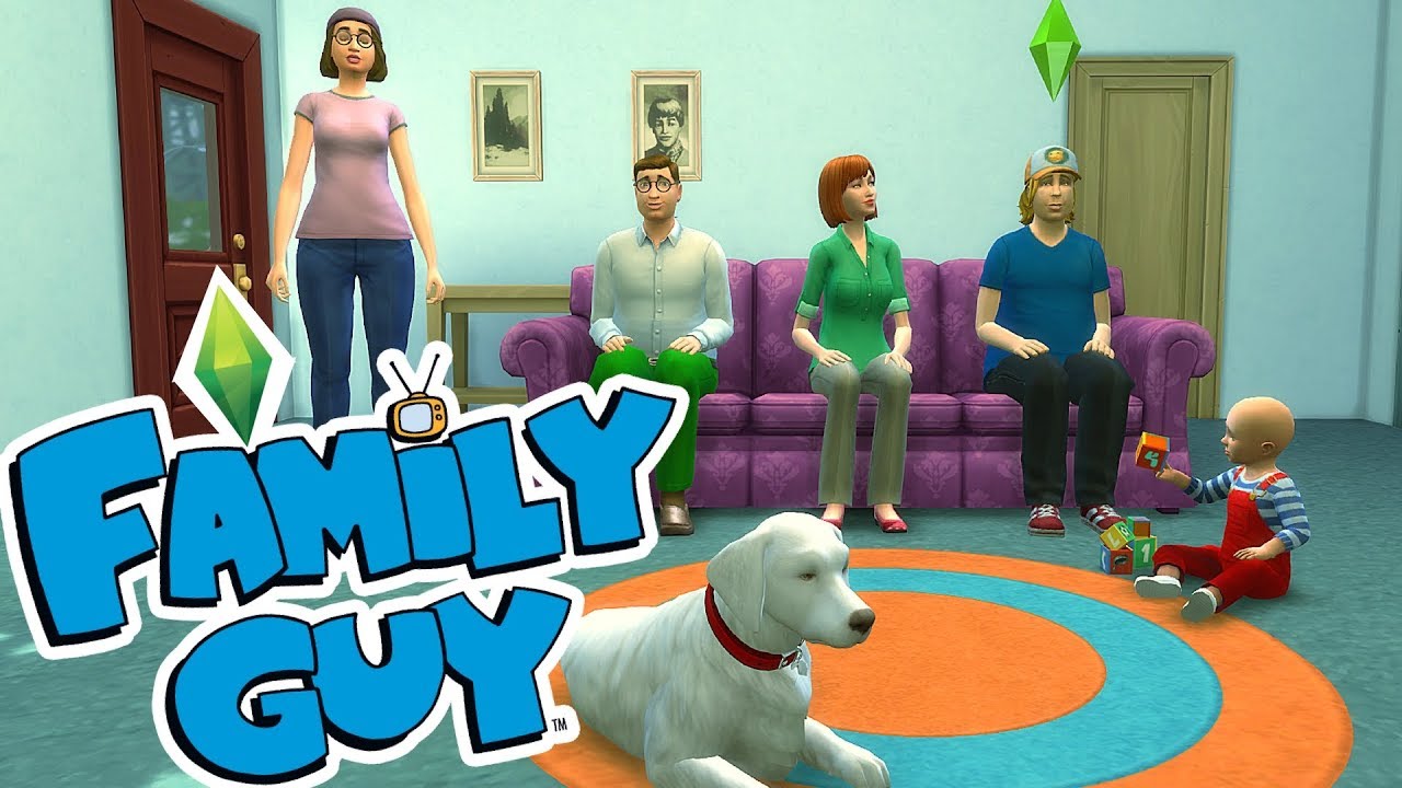 FAMILY GUY - 31 SPOONER ST. 📺 | Sims 4 CAS + Speed Build - YouTube