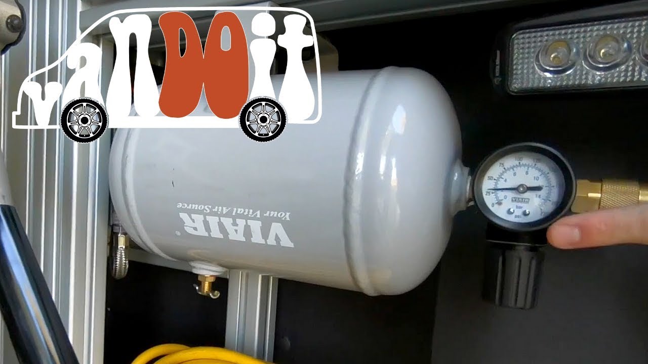 Air Compressor: A VanDOit Adventure Van Option with Ford Transit - YouTube
