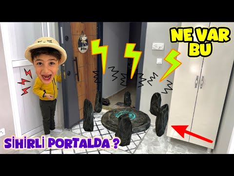 POYRAZ KAPIYI AÇINCA SİHİRLİ PORTALLA KARŞILAŞIYOR !!