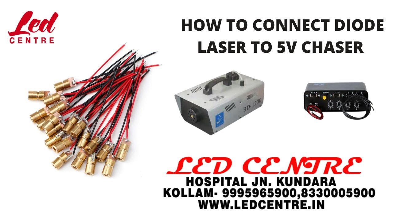 HOW TO CONNECT 14 CHANNEL CHASER - LED CENTRE- KERALA - 9995965900 ...