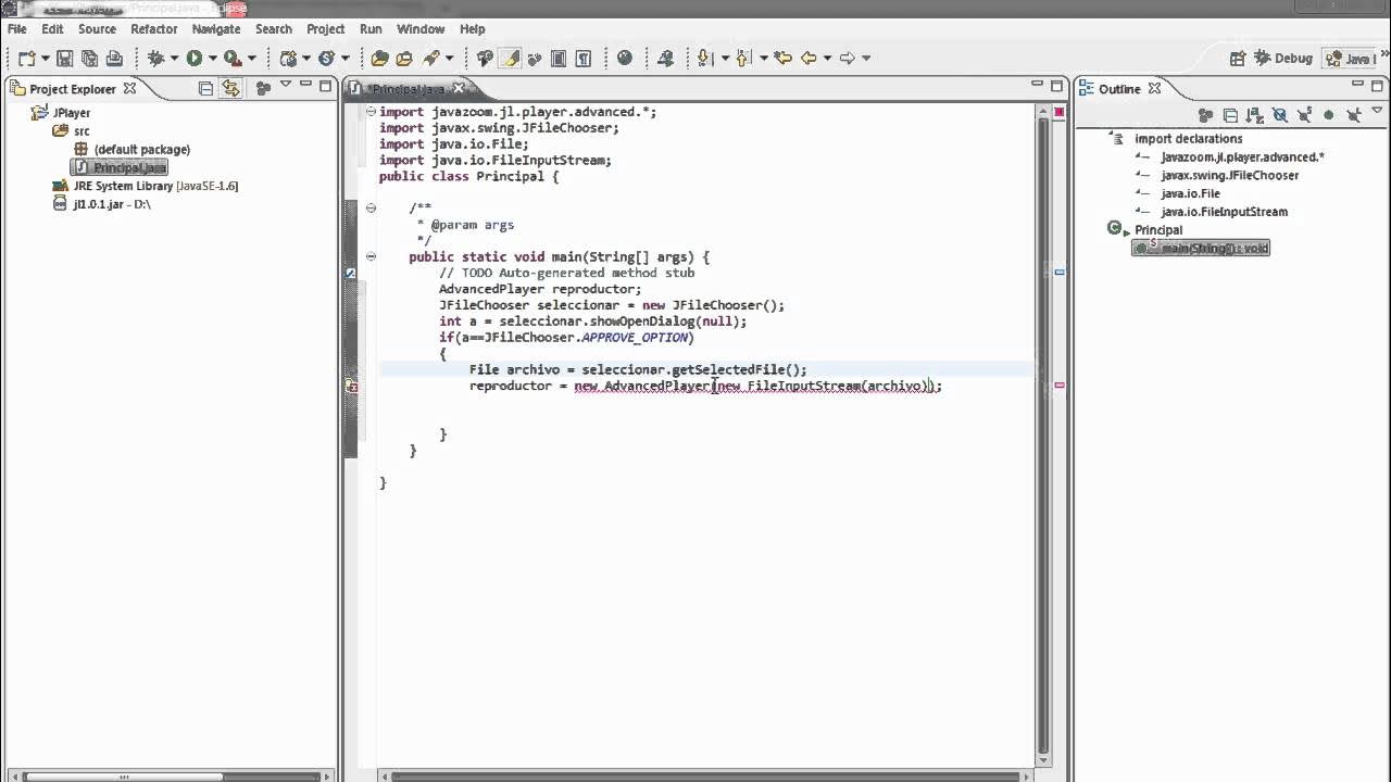 Cómo reproducir música mp3 en Java - YouTube