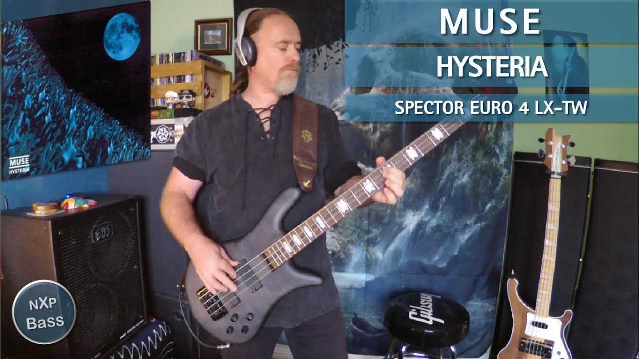 Muse - Hysteria - Bass Cover - Spector Euro 4 LX-TW - YouTube Music