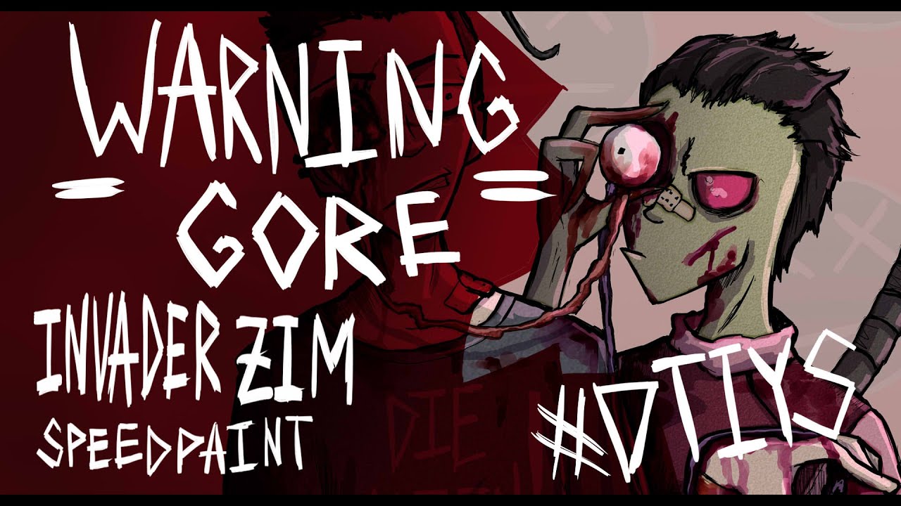 Invader Zim --- SpeedPaint --- DTIYS from Bamsara - YouTube
