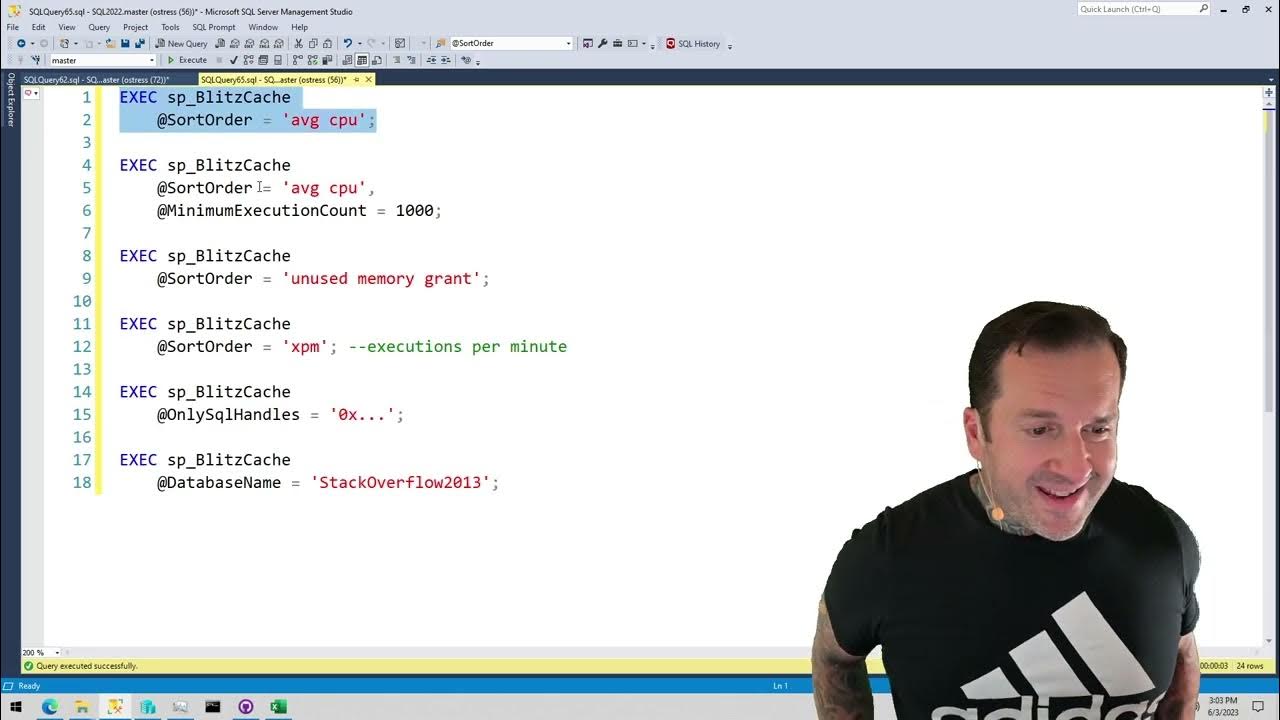 How I Use sp_BlitzCache To Find Poor Performing SQL Server Queries To Tune - YouTube