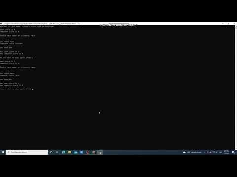 coding rock paper scissors - YouTube
