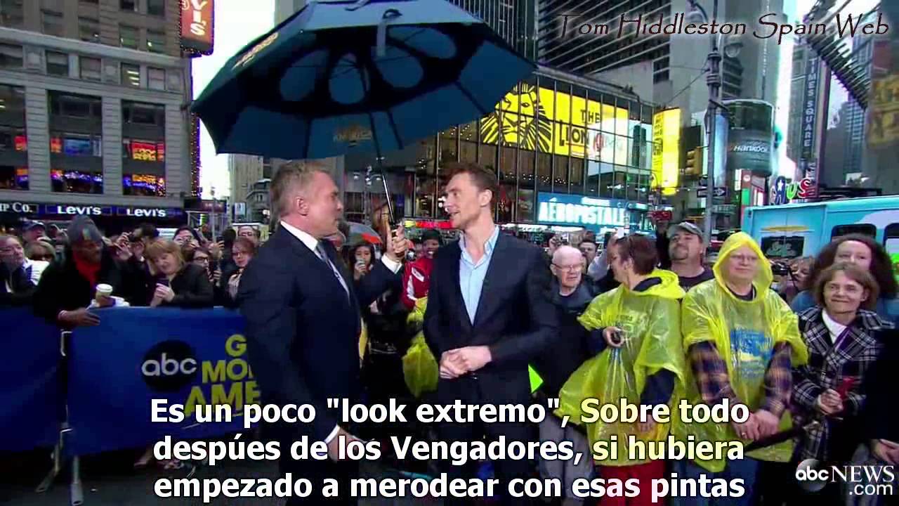 'Thor The Dark World' Tom Hiddleston Good Morning America Subtitulado ...