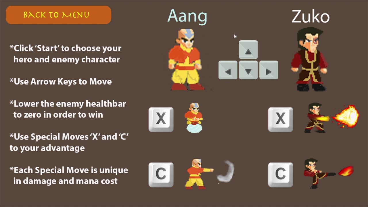 CS50 Final Project: Avatar 2D Game - YouTube