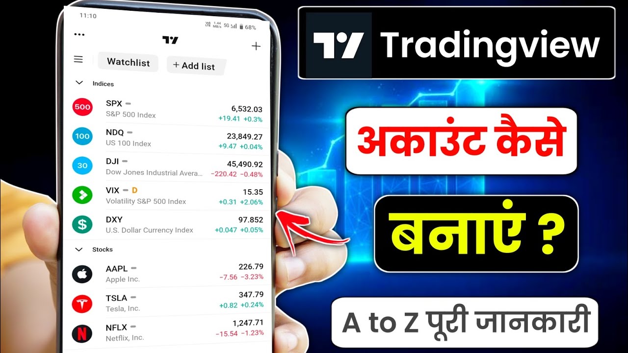 Tradingview Mein account kaise banaye | create tradingview account ...