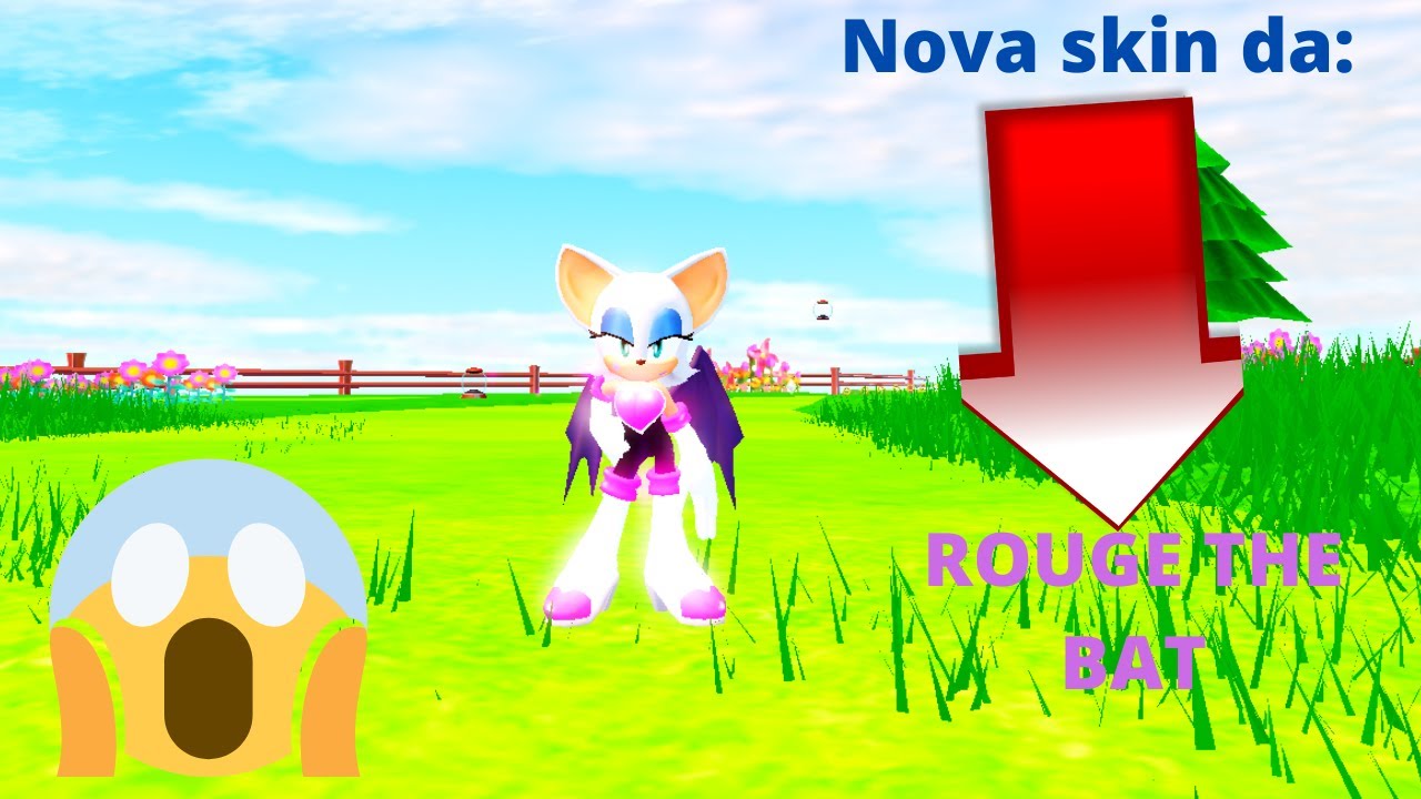 Mostrando a nova atualização da Rouge The Bat no Sonic Speed Simulator ...
