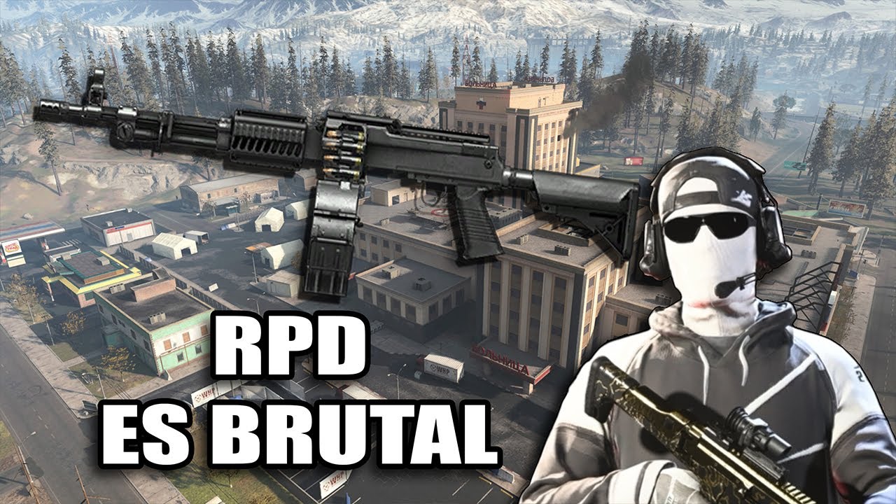 Esta potente la RPD ametralladora ligera de WARZONE - YouTube