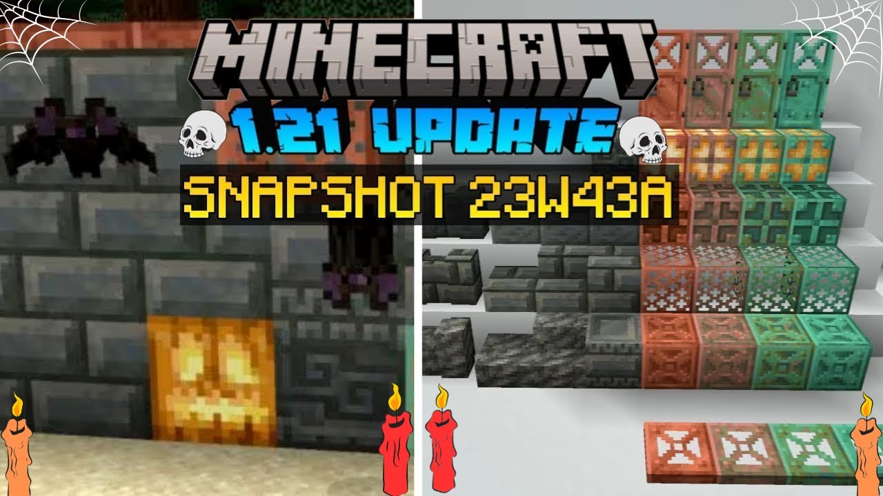 Minecraft 1.21 Snapshot 23W43A - New Bats, New Blocks & MORE!!! - YouTube
