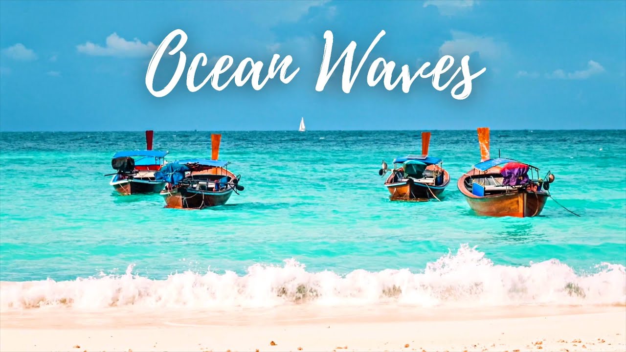 Tropical Beach Wave Sounds, Soothing Ocean Ambience (3 Hours) - Relax ...