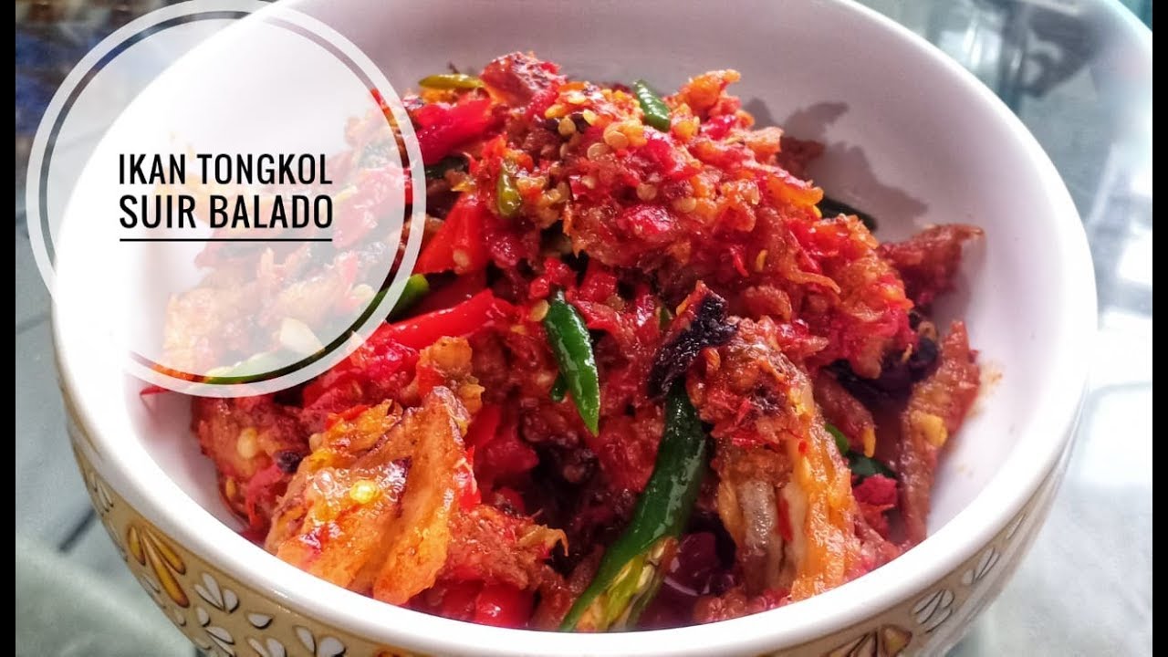 RESEP TONGKOL SUIR BALADO || EKSTRA PEDAS - YouTube