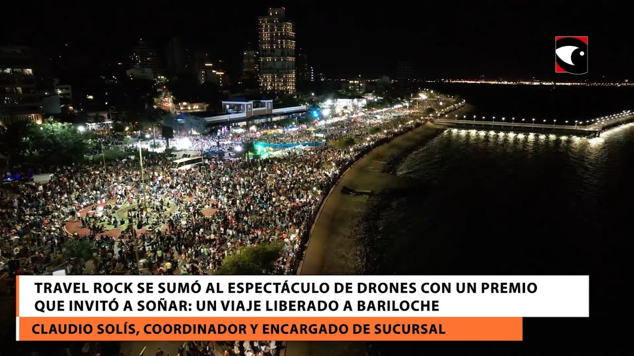 Travel Rock se sumó al espectáculo de drones con un premio: un viaje ...