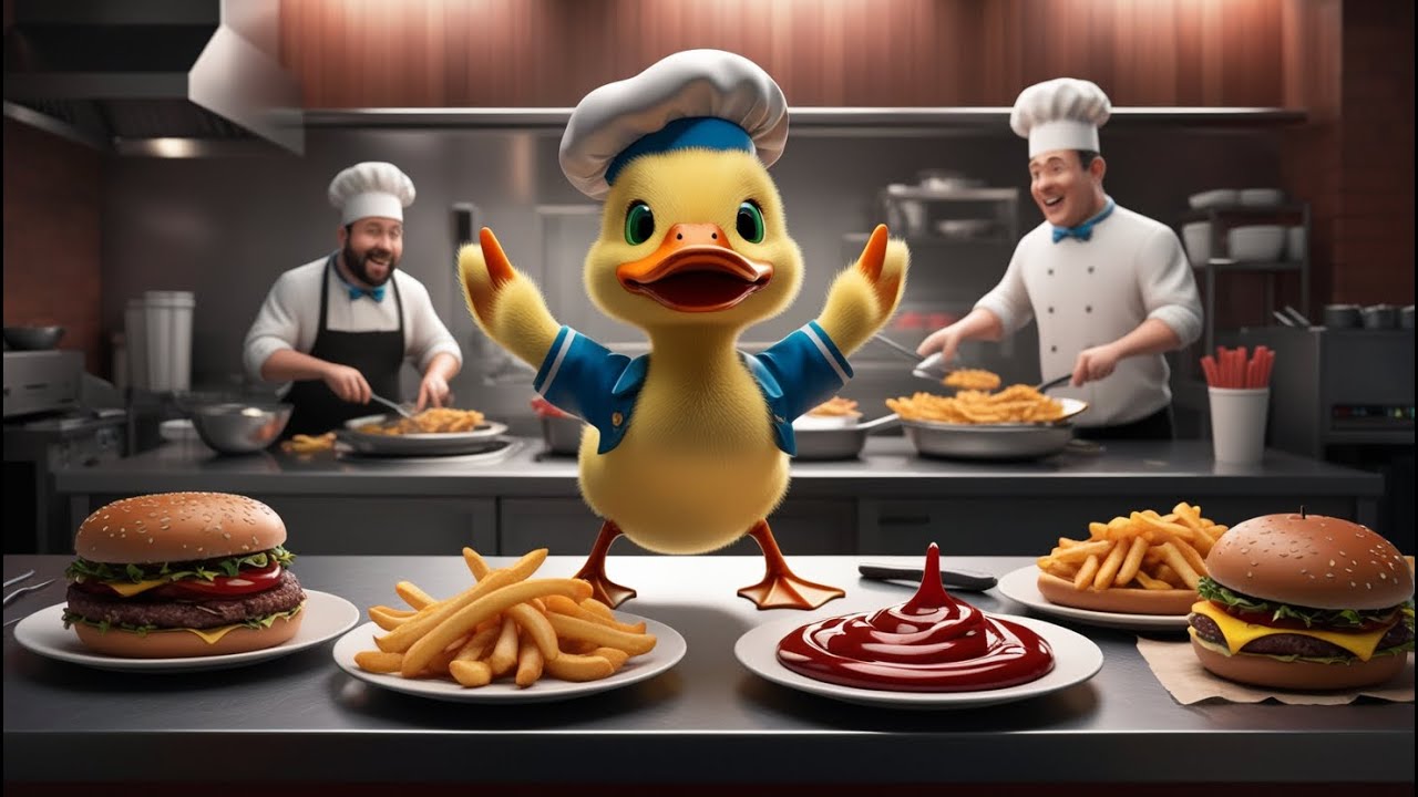 Little Duckling Burger Song | S Videos Nursery Rhymes & Kids Songs ...