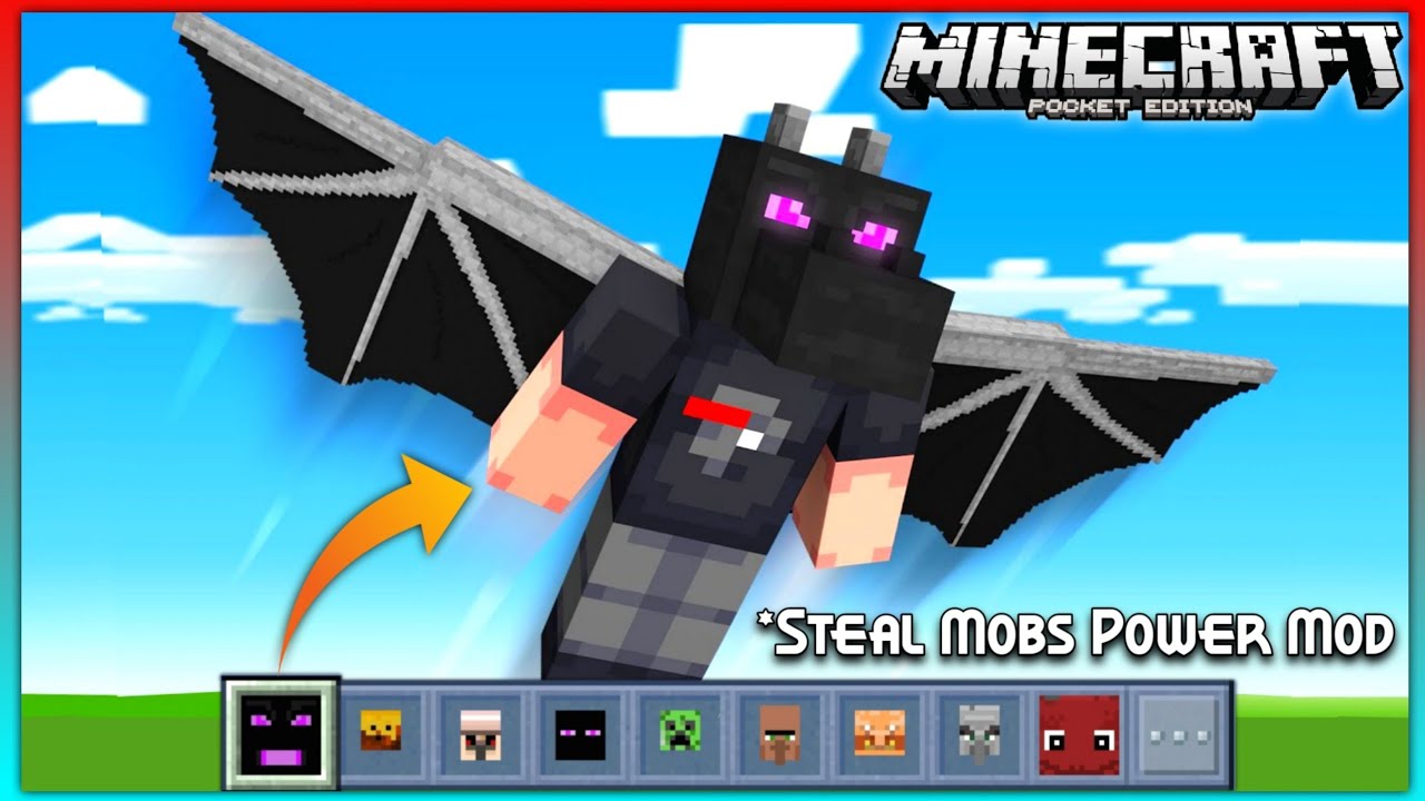 Minecraft But You Can Steal Mobs Power Mod For Mcpe | Best Addon For ...