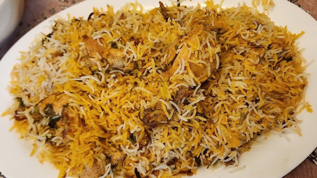 World famous Hyderabadi Chicken Dum Biryani Recipe | Authentic ...