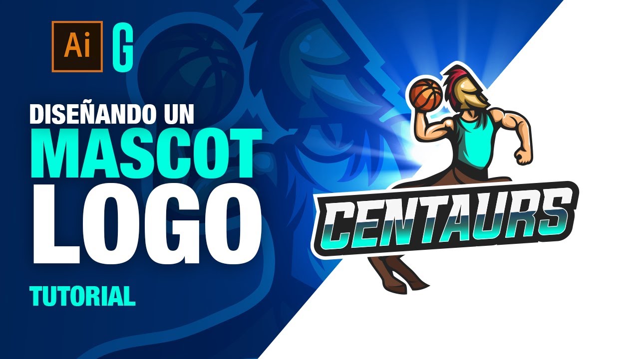 Illustrator Tutorial | Diseñando un MASCOT LOGO | Creating a MASCOT ...