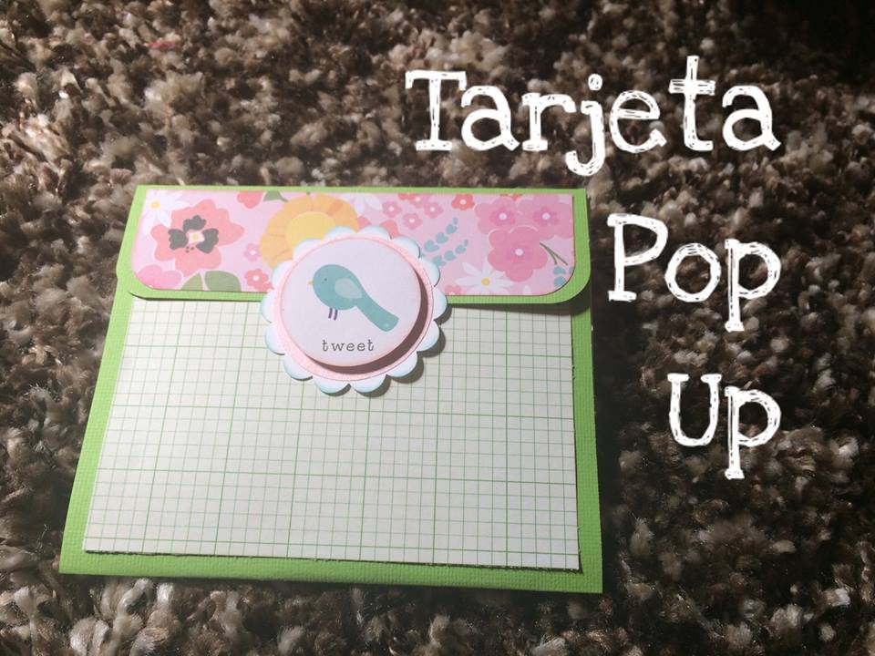 TUTORIAL Tarjeta pop up/DIY Pop up card - YouTube