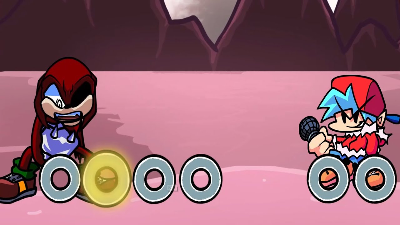 FNF vs KNUCKLES.EXE - Fire Echina - YouTube