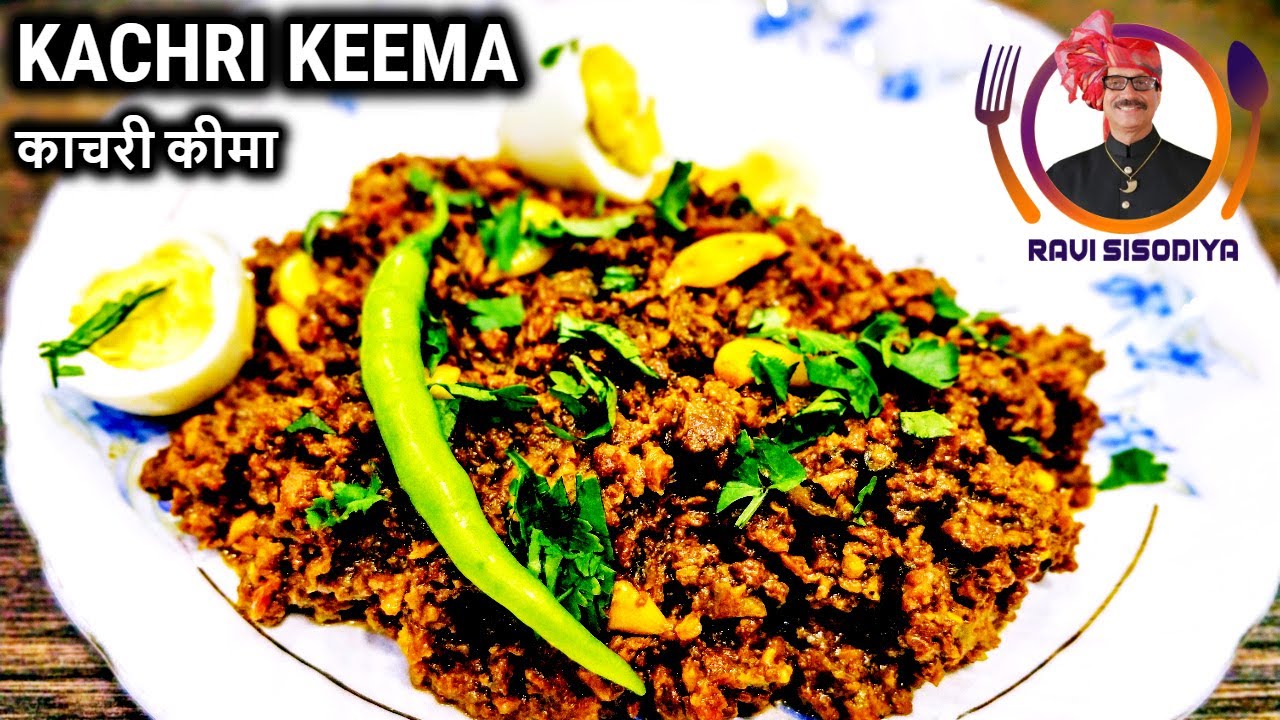 Mutton Keema | कIचरी कीमा | Mutton Qeema Recipe from Rajasthan | Ravi's ...