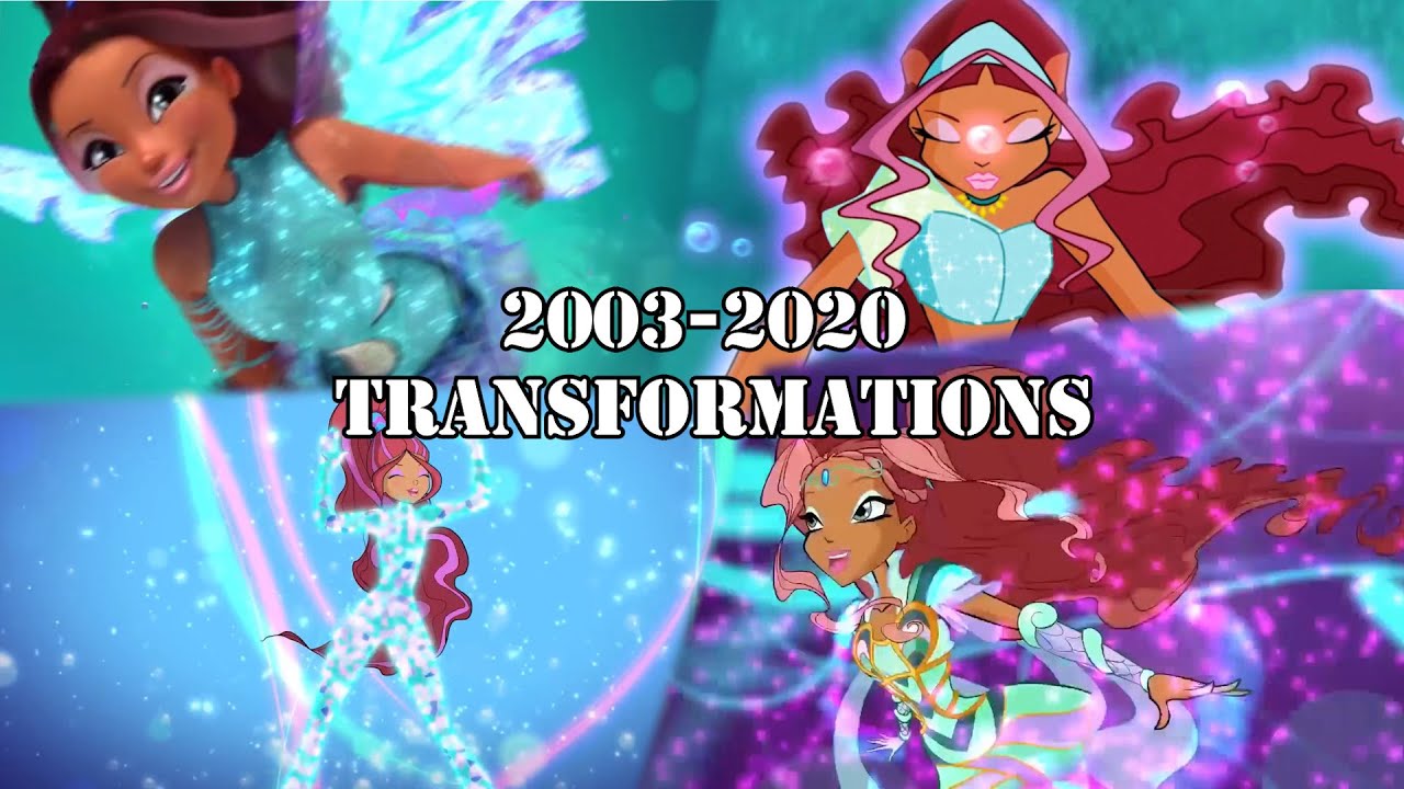 Winx Club (2003-2020) | ALL AISHA TRANSFORMATIONS + (SFX Version) - YouTube