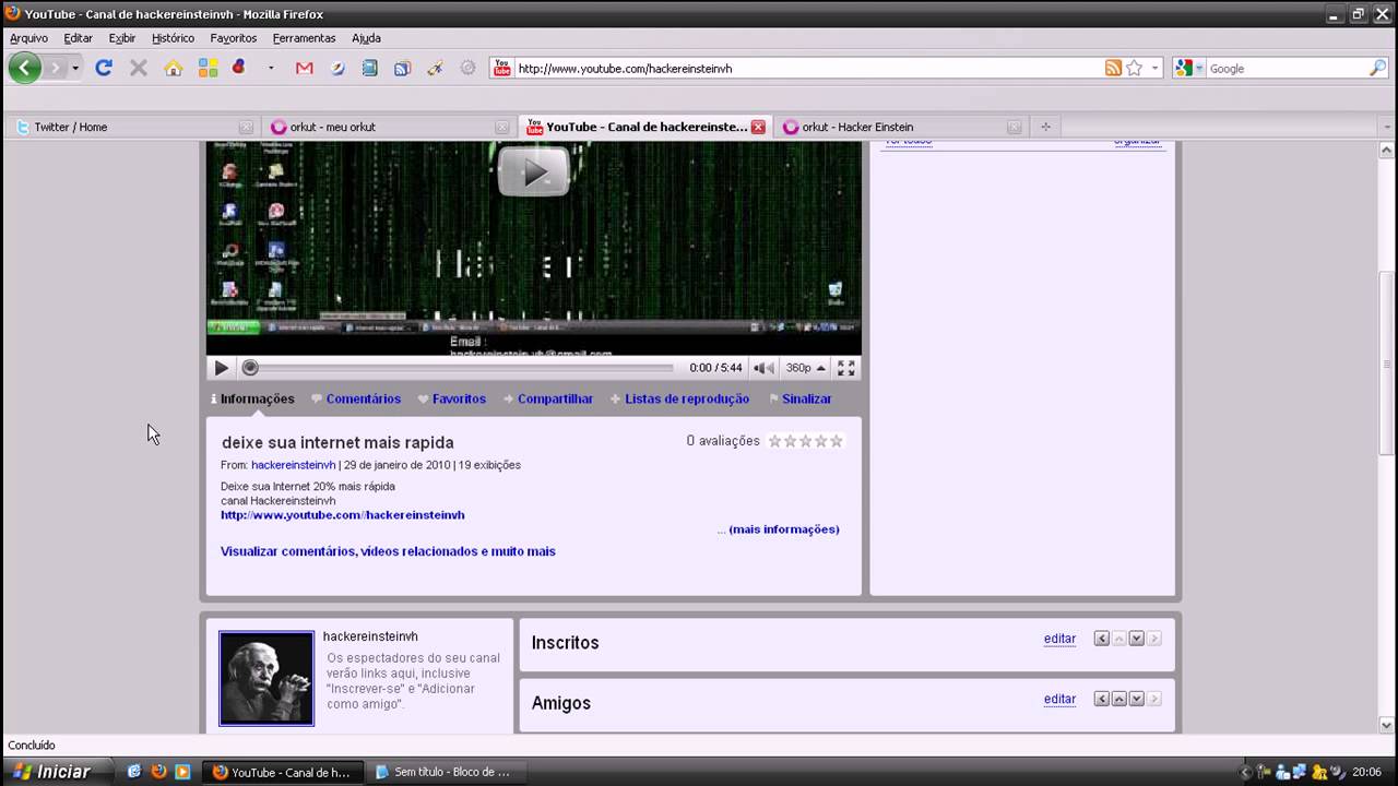 Como entrar em dois usuarios do Orkut ao mesmo tempo - YouTube
