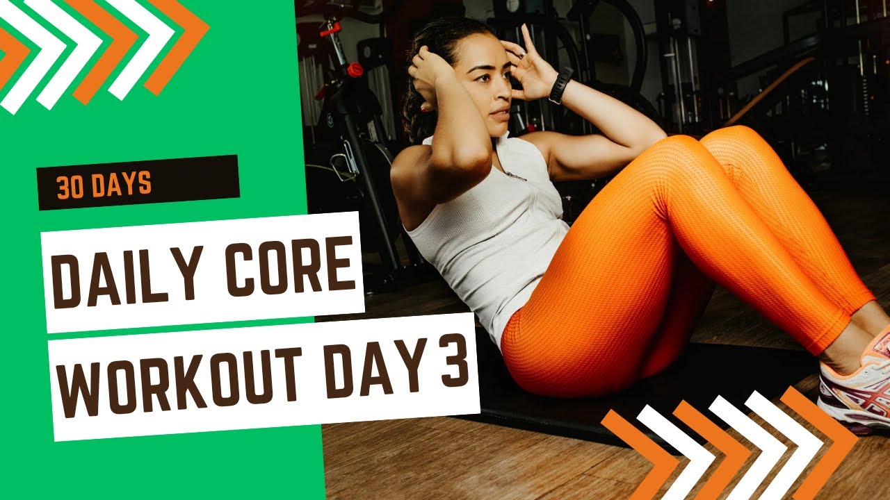 30 days daily core exercises result l Day-3 - YouTube