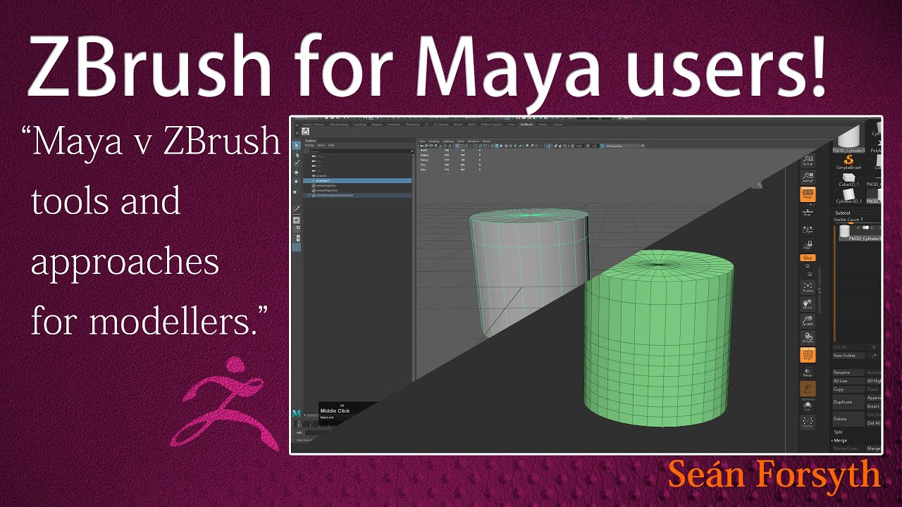 ZBrush - for Maya users! - YouTube